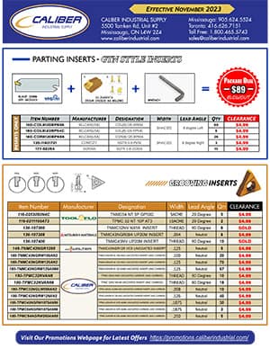Promotions – Caliber Industrial Supply